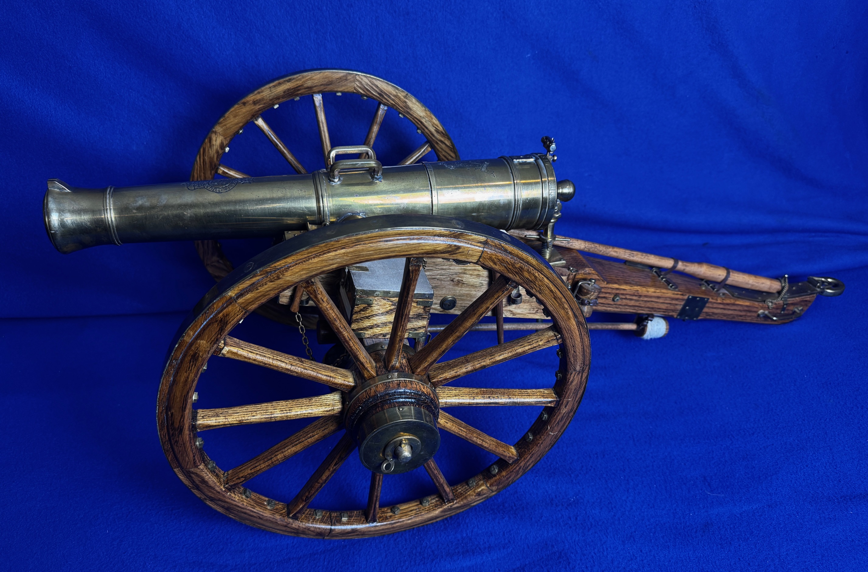 18th Century British Bronze 9-Pounder Field Cannon — Museum Quality ...