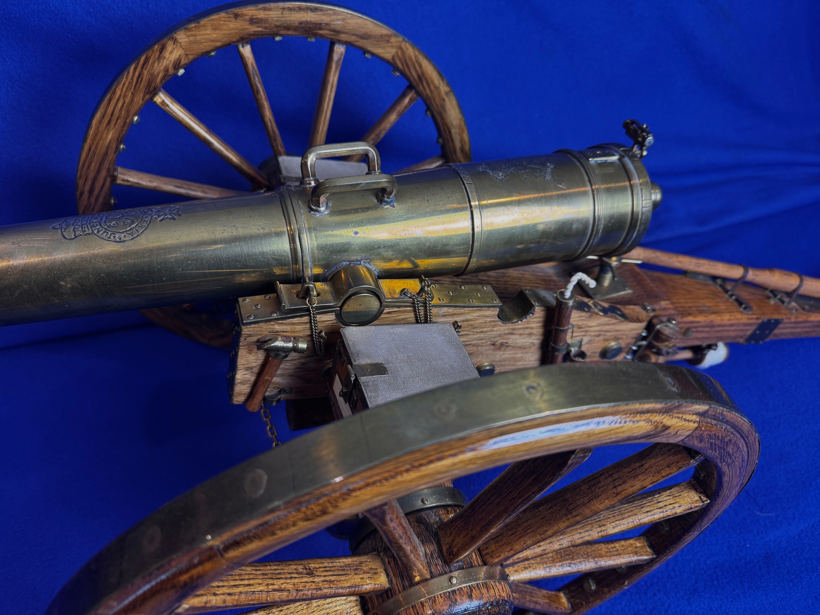 18th Century British Bronze 9-Pounder Field Cannon — Museum Quality ...